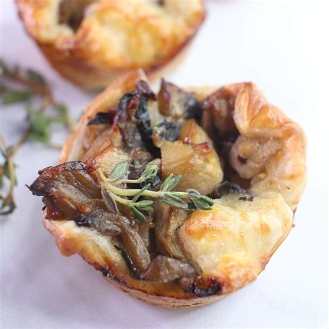 Mushroom Tartlets Easy Puff Pastry Recipe Milly Chino