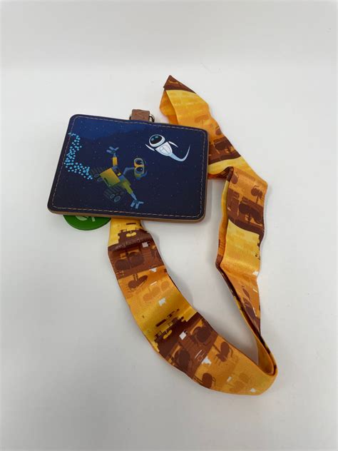 Loungefly Disney Pixar Wall E Space Lanyard With Cardholder Shophobbymall