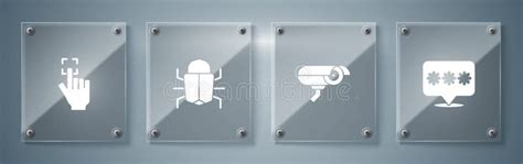 Set Password Protection Security Camera System Bug And Fingerprint