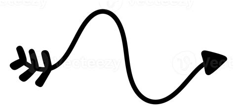 Doodle Arrow Hand Drawn Direction Line Icon 18819132 Png
