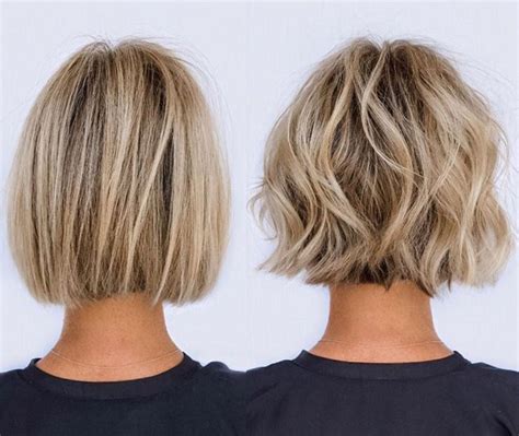 Pin by Kapsel voorbeelden en ideeën on Voor Na 09 Bob haircut for