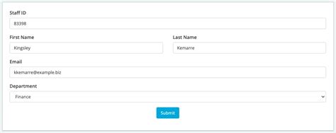 Specific Value Lookup Example Staff ID Lookup Snapforms Resources FAQs