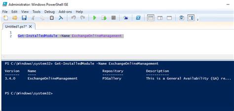 Running Exchange Online Commands In Azure Automation Using Managed