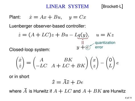 ppt quantized output feedback control analyzing the effect of