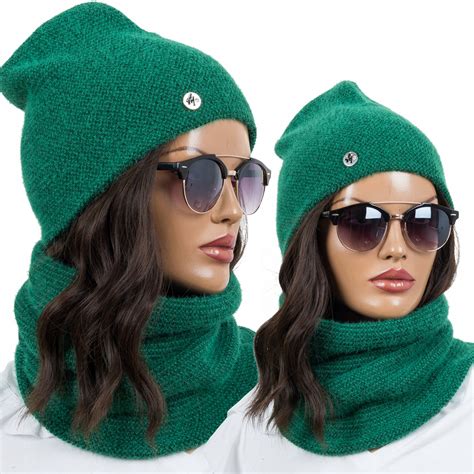 ALPAKA POLSKI Komplet CZAPKA Beanie KOMIN KOLORY 12729910340 Allegro Pl