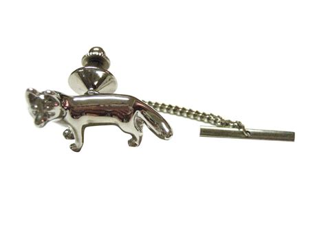 Shiny Fox Tie Tack Tie Tack Tie Accessories Shiny