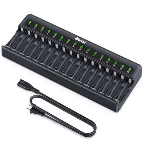 Reviews For Bonai Aa Aaa Battery Charger 16 Bay For Nimh Nicd