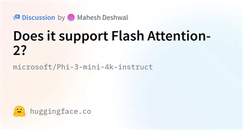 Microsoft Phi 3 Mini 4k Instruct Does It Support Flash Attention 2