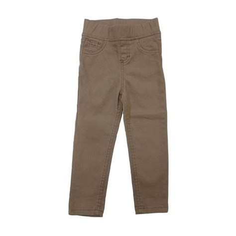 Pantalón George Niña 2a Con Bolsillos Kaki Walmart