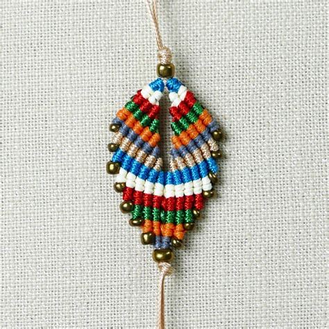 Diy Macrame Leaf Micro Macrame Macrame Diy Macrame Jewelry