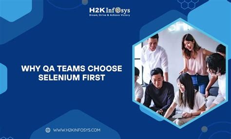 Why Qa Teams Choose Selenium First H2k Infosys Blog