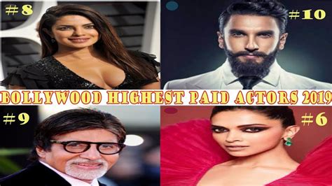 Highest Paid Bollywood Actors Xxxxx 20182019 Youtube