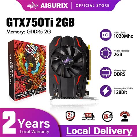 Aisurix Gtx Ti Gb Graphics Card Nvidia Computer Gpu Video Card Gddr Bit For Gaming Office