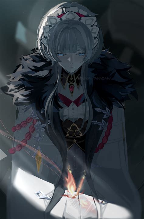 Selina Makabaka Sandrone Genshin Impact Genshin Impact Absurdres Chinese Commentary