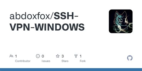 github abdoxfox ssh vpn windows