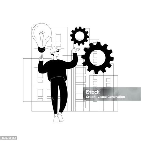 추상적 개념 벡터 일러스트레이션을 모델링하는 정보 모델링 3차원 형태에 대한 스톡 벡터 아트 및 기타 이미지 3차원 형태 개념 건물 외관 Istock