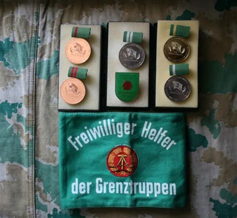 Ddr Nva Grenztruppen Freiwilliger Helfer Der Grenztruppen Konvolut Eur