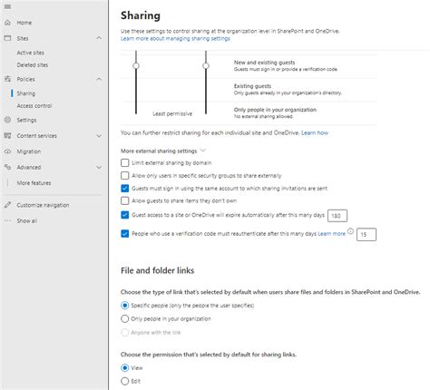 How To Limit Or Block The External Sharing In Sharepoint Online For Spo