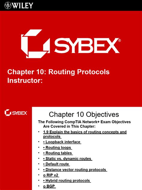 Ch10 Routing Protocols Pdf Routing Network Architecture