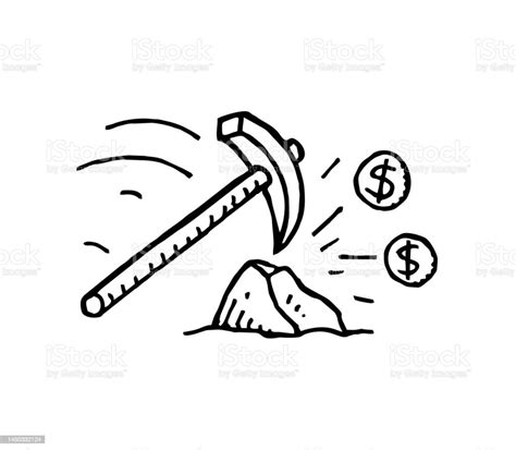 Digging Cryptocurrency Mining Stock Illustration Download Image Now