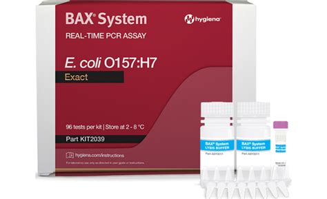 New Bax® System Real Time Pcr Assay For Li O157 Exac