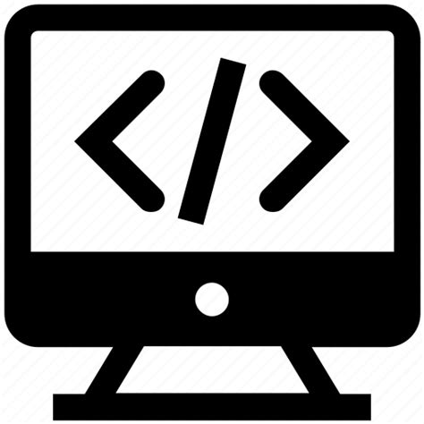 Code Html Lcd Monitor Programming Seo Site Icon Download On