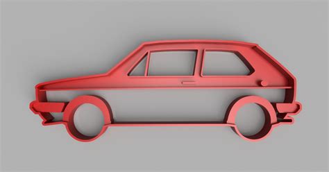 Vw Golf I Cookie Cutter Autodesk Community Gallery