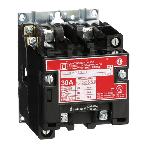 Contactor Type S Multipole Lighting Electrically Held 30A 2 Pole