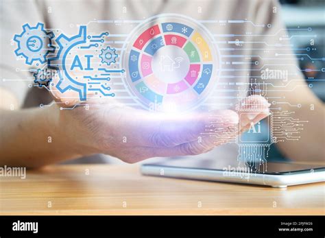 Concept Smart Home Automation Control System Internet Network Concept