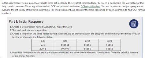 Solved Please Help Instant Upvote Gcf Algorithm
