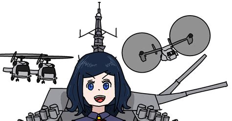 戦艦 ミサイル戦艦擬人化 Рixiv Japanのイラスト Pixiv