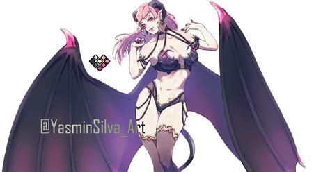 Succubus Lylish Design Yasminsilvaartのイラスト Pixiv