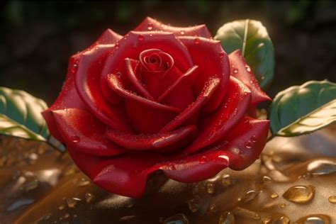 Majestic Ruby Rose Generate Ai