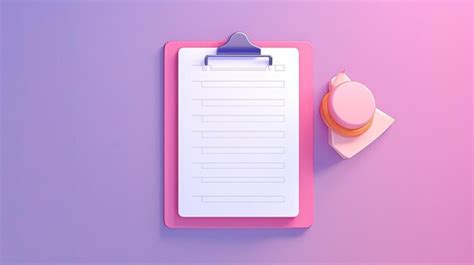 Premium Photo 3d Paper Clipboard Task Management Todo Check List