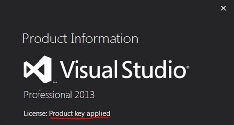 Visual Studio License Product Key Stack Overflow