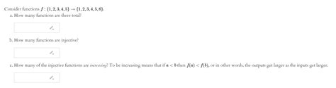 Solved Consider Functions F 12345 1 2 3 4 5