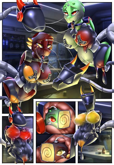 Rule 34 Absurd Res Anthro Armor Ass Breasts Duo Female Genitals