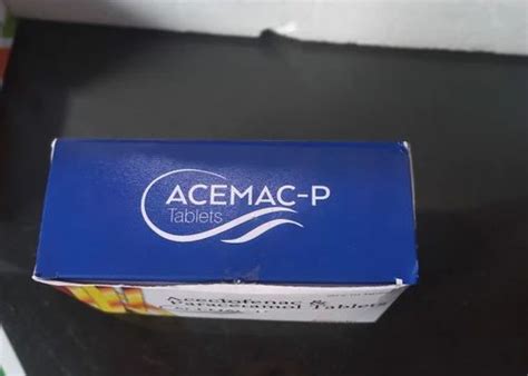 Acemac P Tab 100mg At ₹ 600box In Moradabad Id 26738494812