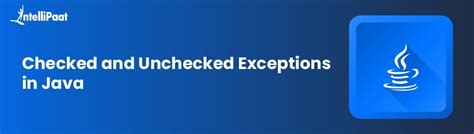 Checked And Unchecked Exceptions In Java With Examples