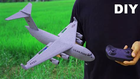Full Build And Fly Simple Rc Plane C17 Globemaster Youtube
