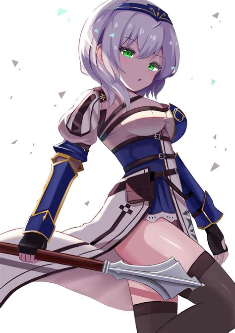 白銀ノエル 「かっこいい団長描きたかった。ノエラート 」souki蒼鬼）のイラスト