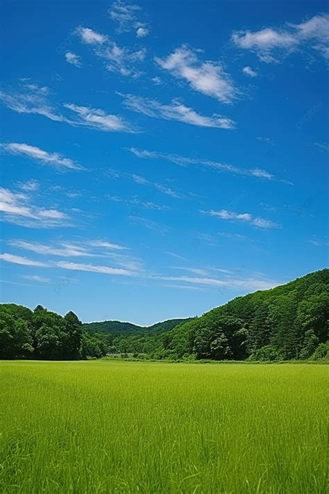 푸른 하늘 아래 잔디밭 배경 배경 화면 및 일러스트 무료 다운로드 Pngtree