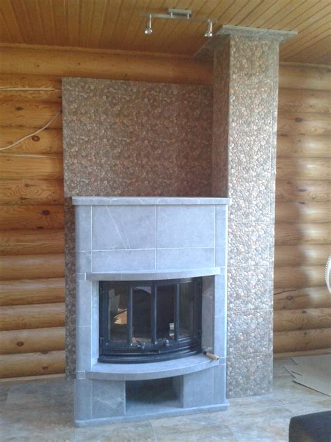 Облицовки для каминов из талькомагнезита - 84 фото