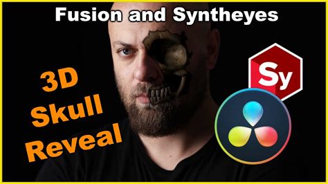 3d Skull Reveal Using Resolve Fusion And Syntheyes Youtube