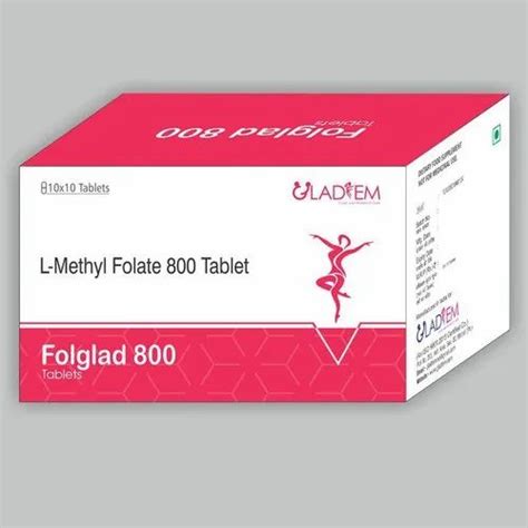 L Methyl Folate 800 Tablet At ₹ 120 Box Sas Nagar Id 22892756630