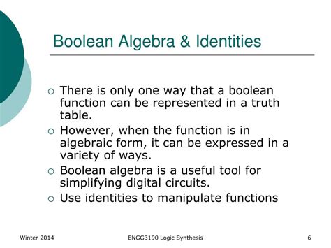 Ppt Engg3190 Logic Synthesis “logic Design Review” Powerpoint