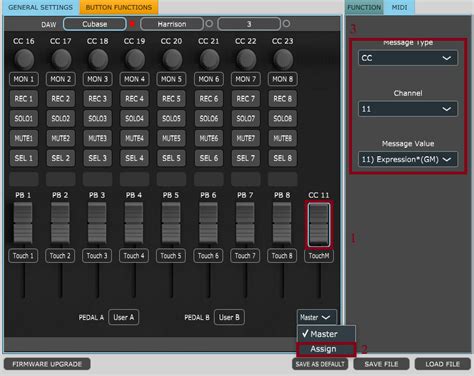Faq How Do I Assign The Master Fader To A Midi Function V1 Mp1 M
