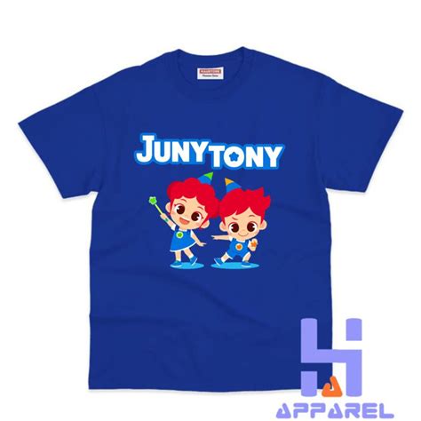 เสื้อยืด ลาย Juny Tony สําหรับเด็ก Shopee Thailand