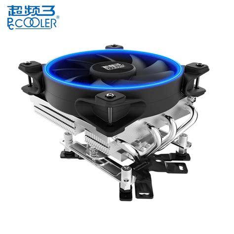 Pccooler 12cm Air Cpu Cooler Cooling Fans 4 Heatpipes Led Smart Aura
