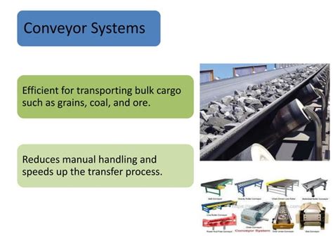Cargo Handling Equipment At Ports Pptx